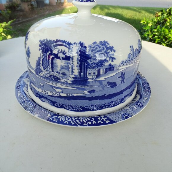 Spode | Dining | Spode 25th Anniversary Blue Italian Vintage Covered ...